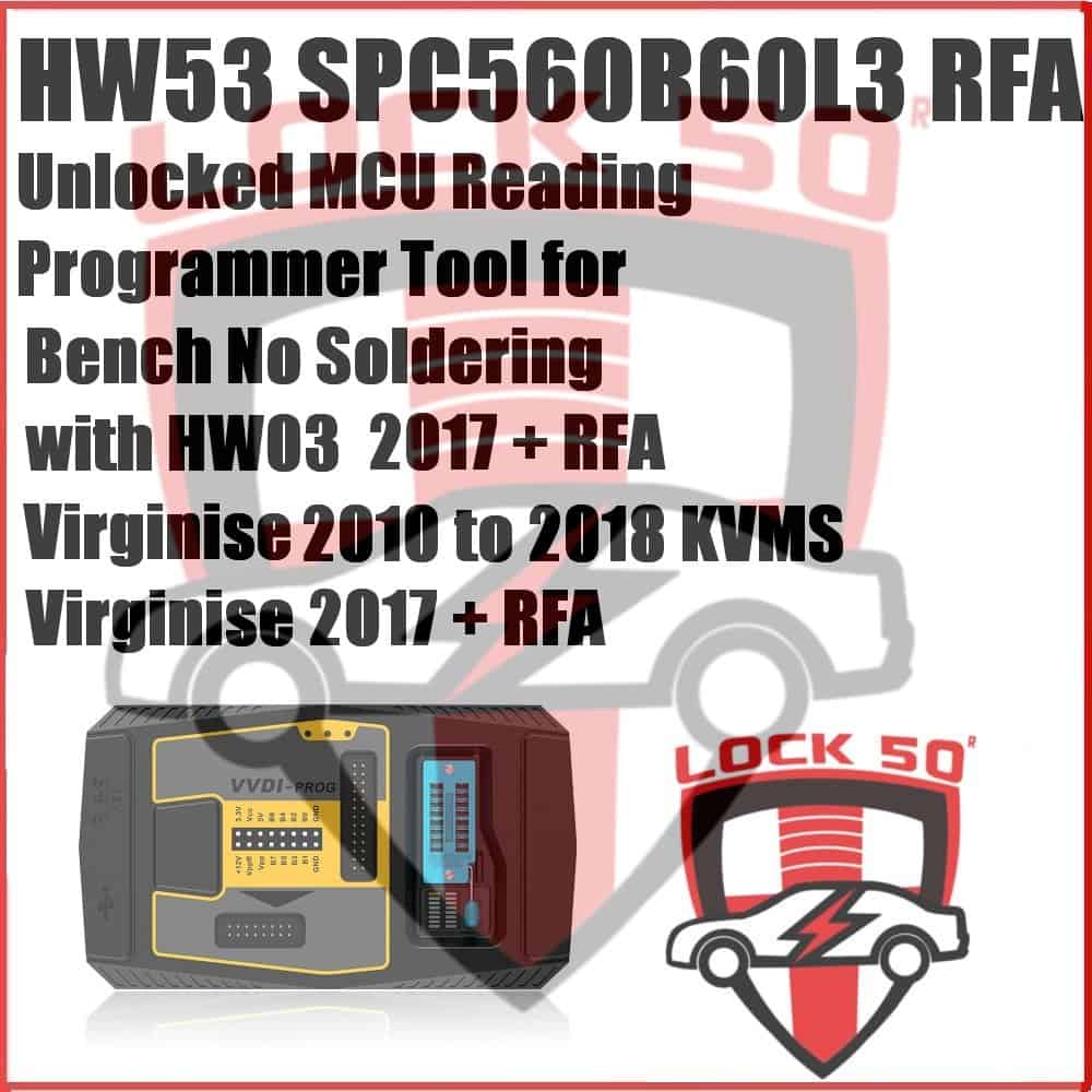 SW02 - FREE with Lock50 HW01 Read JLR Key NCF29A Part Frequency ...