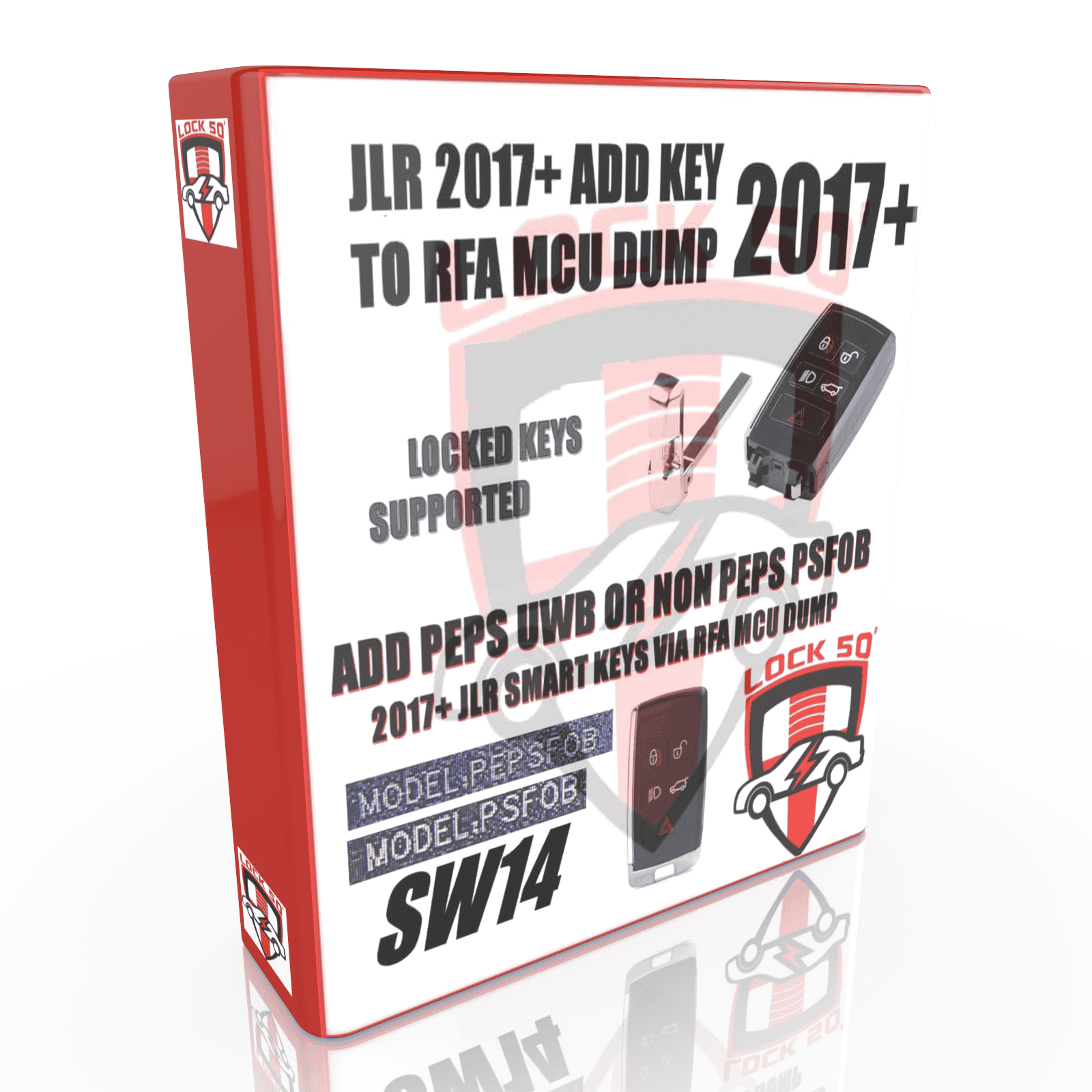 SW14 - FREE with Lock50 HW01& HW04 Module Add JLR NCF29A1 PEPS UWB or PSFOB NON UWB Used Locked ...