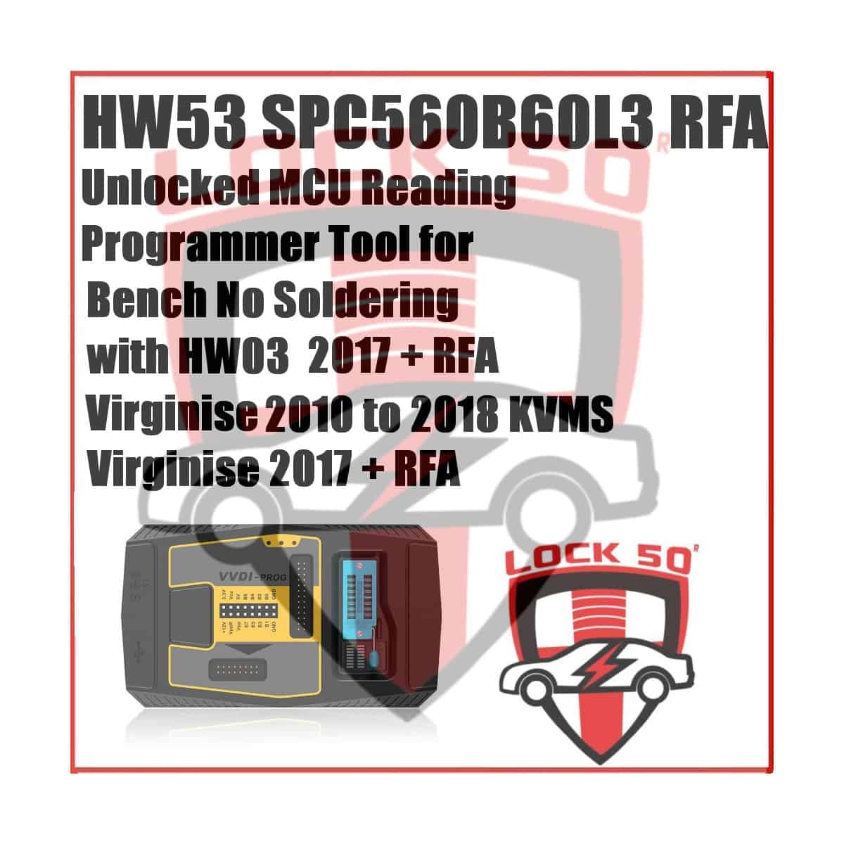 HW53 SPC560B60L3 RFA Unlocked MCU Reading Programmer Tool for Bench No ...