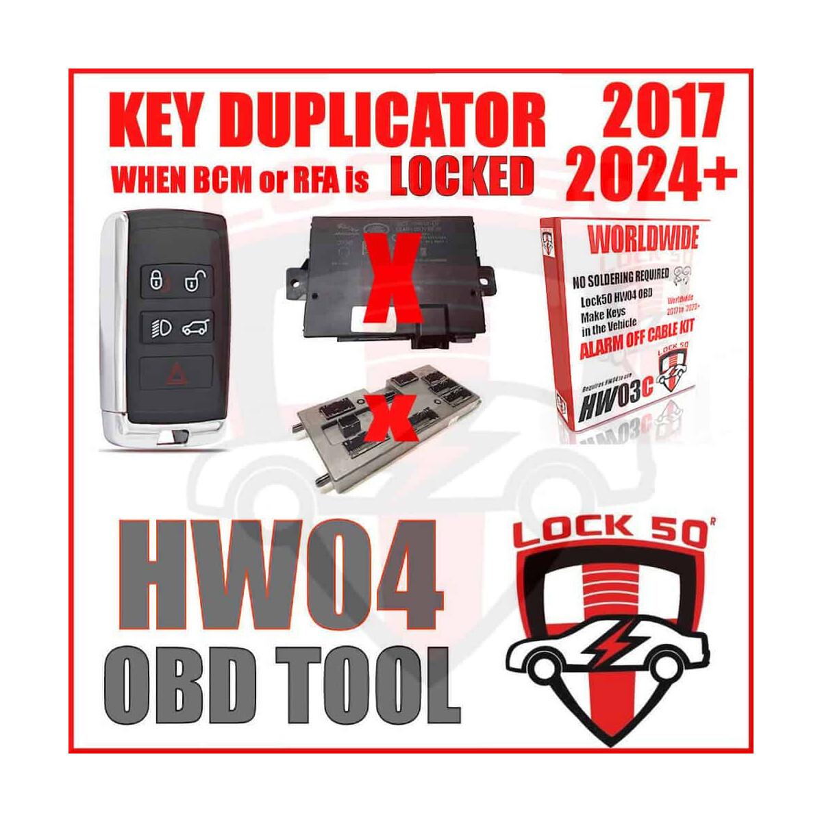 Lock50 HW04-C NCF29A1 Key Duplicator 2017 -2024+ Full Working Key ...