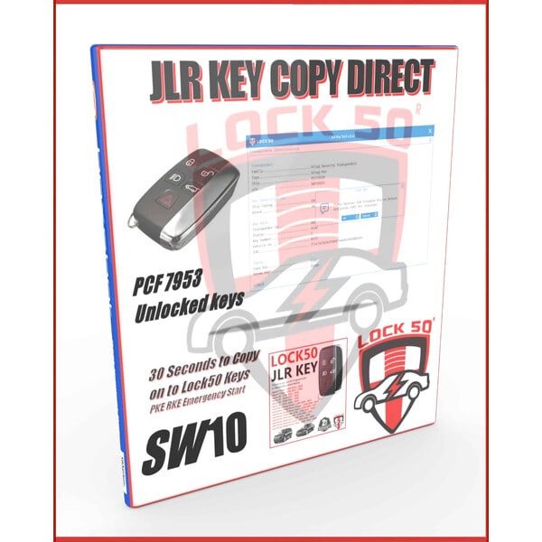 Lock50 JLR Transponder Key Copy & Unlocking & Change ID Emulator ...
