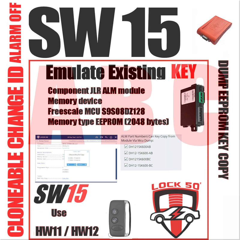 Lock50 HW04-B JLR Key Tool JLR Key tool: SW20 HW04-B OBD Tool JLR 2006 ...